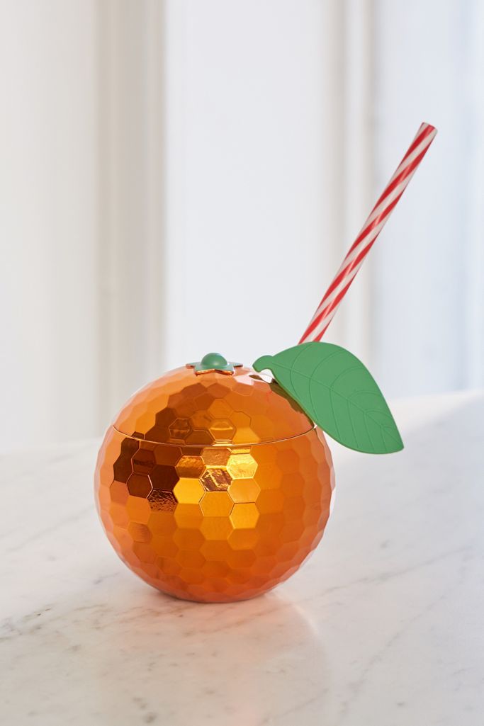 Disco Orange Sipper Cup | Urban Outfitters UK