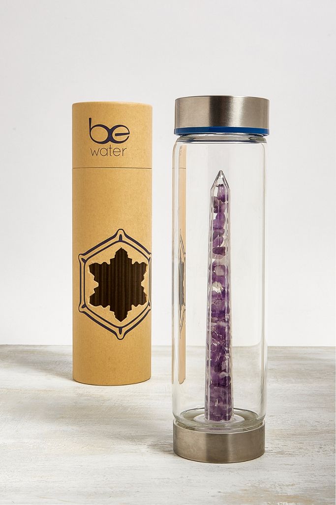 bewater Clarity Purple Crystal 650ml Water Bottle | Urban Outfitters UK