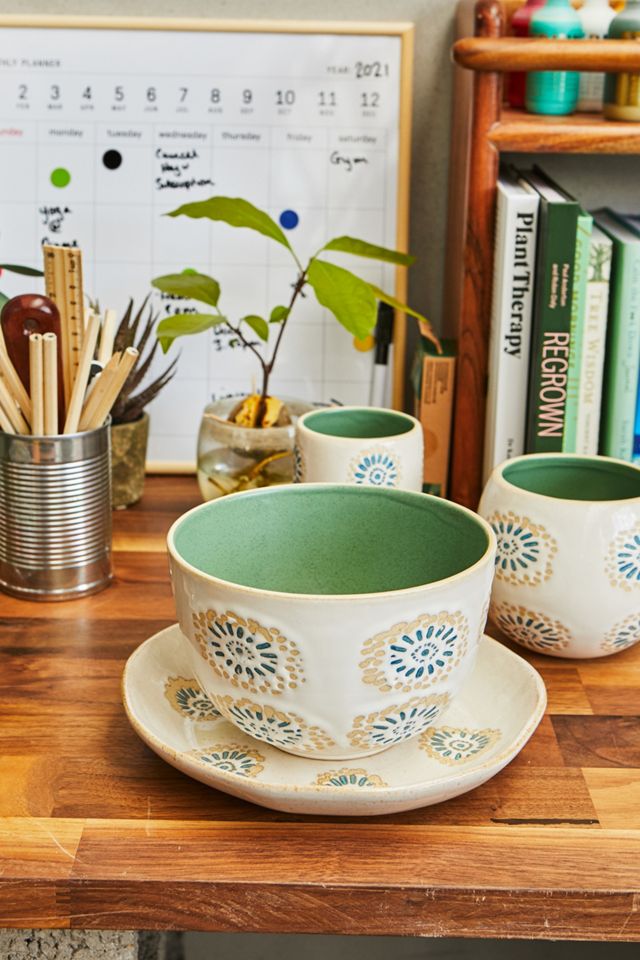 Emma Tile Ceramic Bowl | Urban Outfitters UK