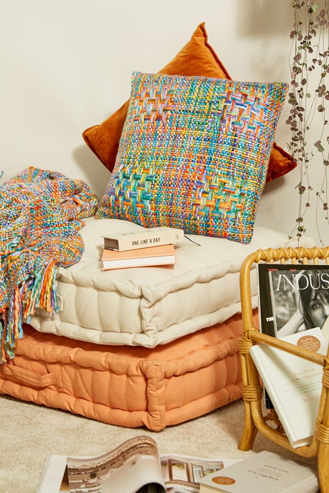 Woven Multi-Colour Cushion | Urban Outfitters UK