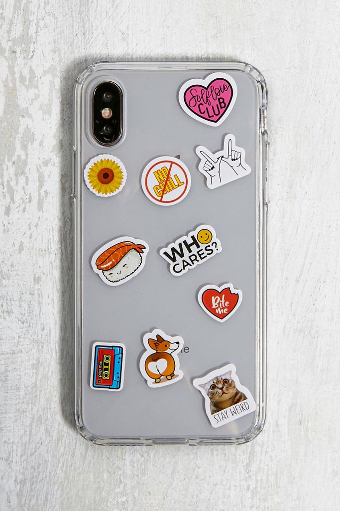 Stickers iPhone X/XS Case | Urban Outfitters UK