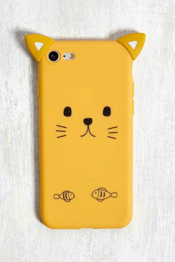 Yellow Cat iPhone 6/6s/7/8 Case | Urban Outfitters UK