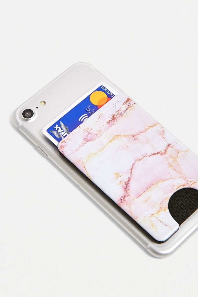PopSockets Pink Marble Phone Wallet | Urban Outfitters UK