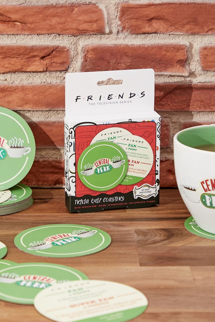 Paladone Friends Central Perk Trivia Quiz Coasters | Urban Outfitters UK