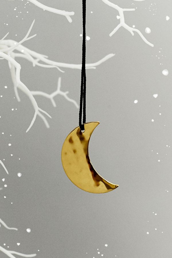 Metal Half Moon Christmas Ornament | Urban Outfitters UK