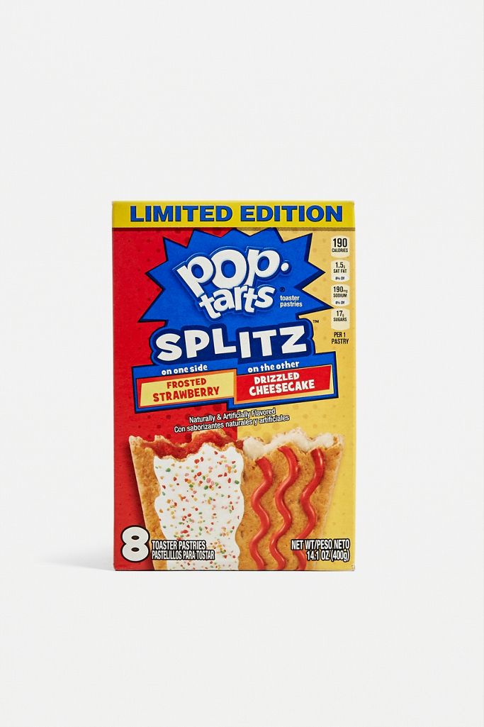 Pop Tarts Splitz Strawberry Drizzled Cheesecake Toasted Pastries ...