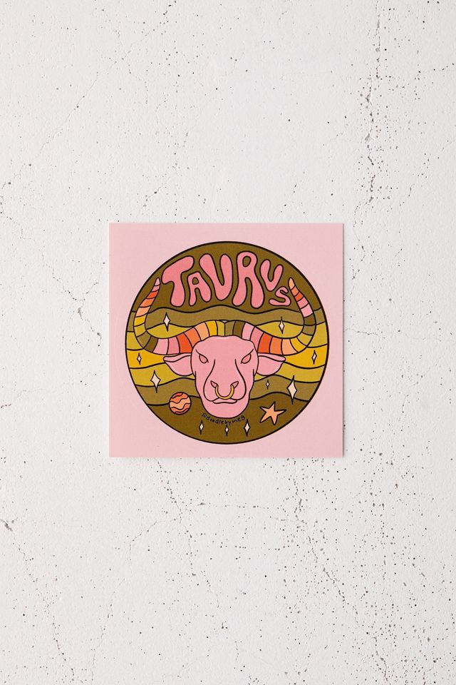 Groovy Horoscope Sticker | Urban Outfitters UK