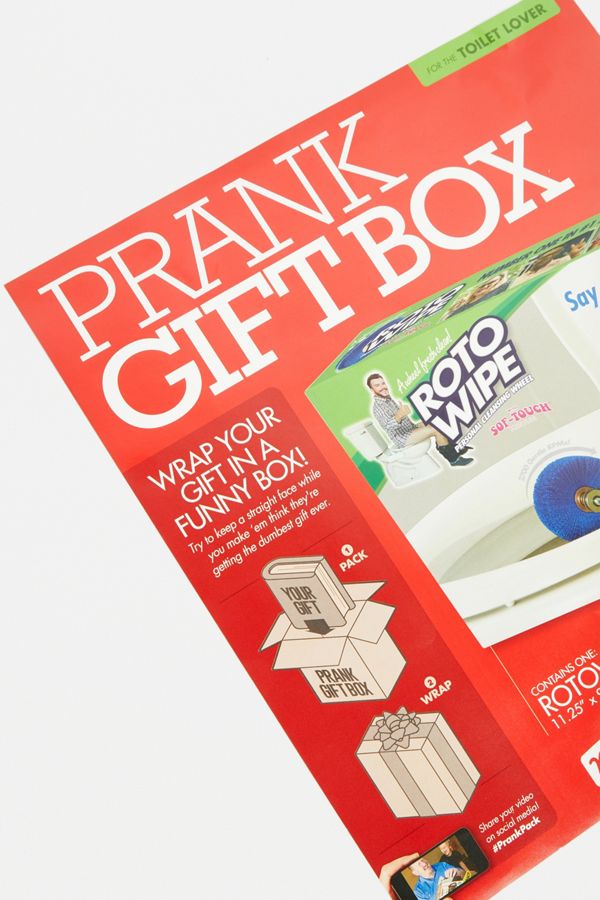 Roto Wipe Prank Gift Box | Urban Outfitters FR
