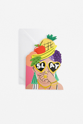 Slay Greeting Card | Urban Outfitters UK