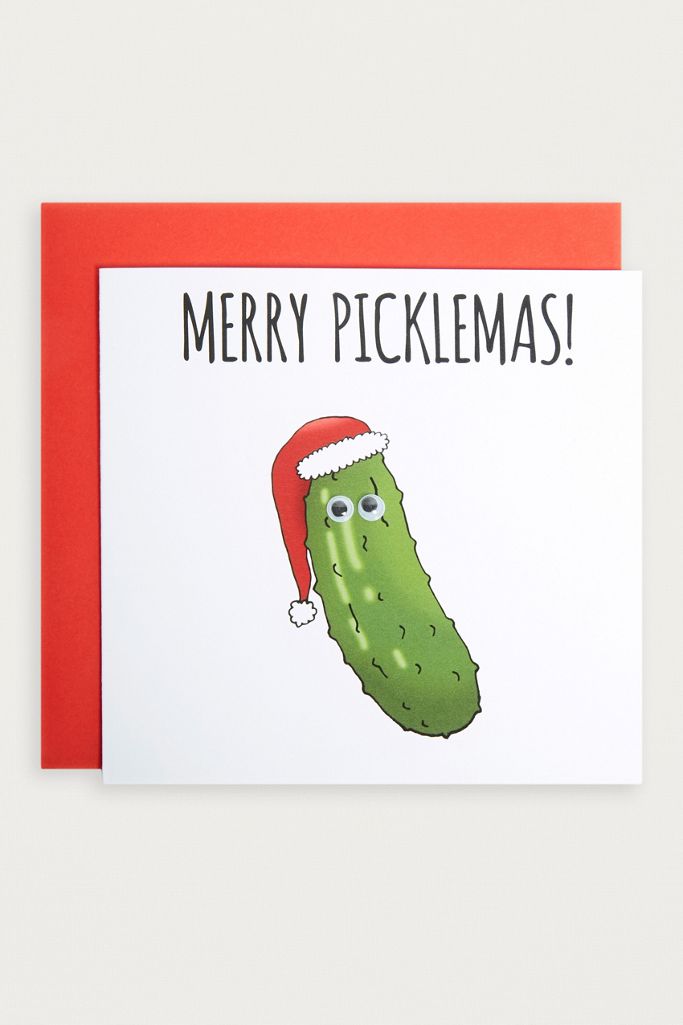 Christmas Pickle Card | Urban Outfitters UK
