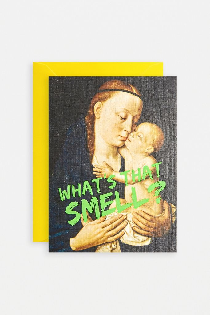 Art Meme What’s That Smell Greeting Card | Urban Outfitters UK