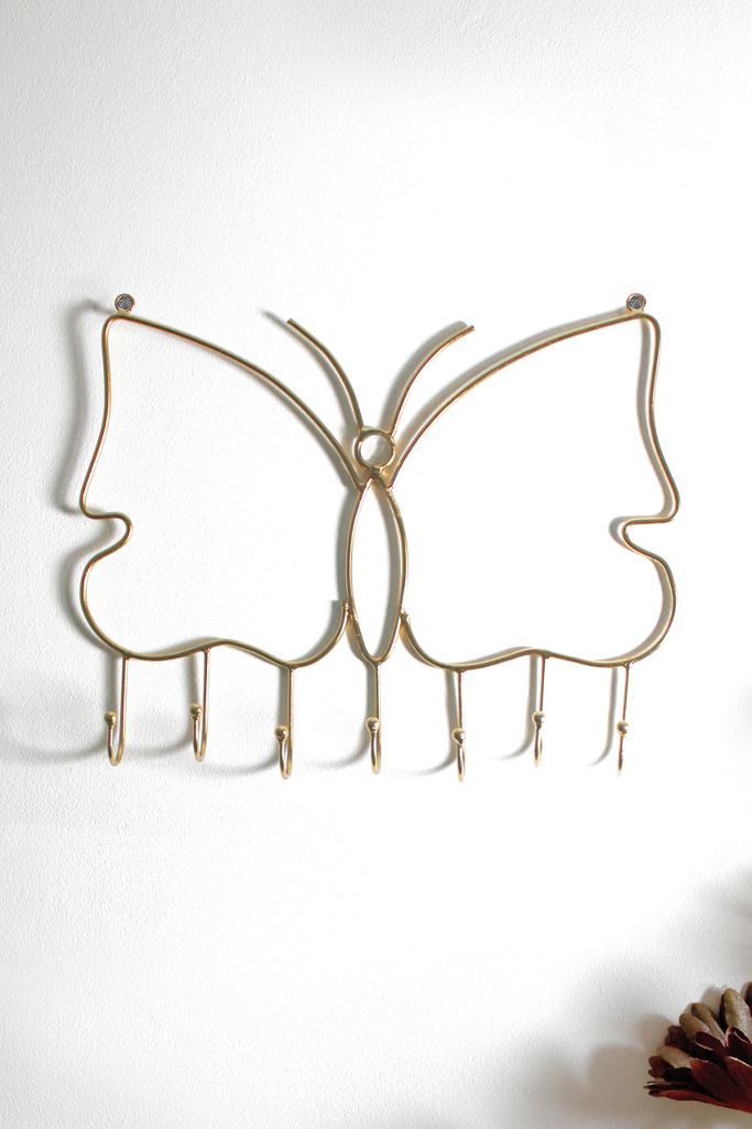 Large Butterfly Multi-Hook | Urban Outfitters UK
