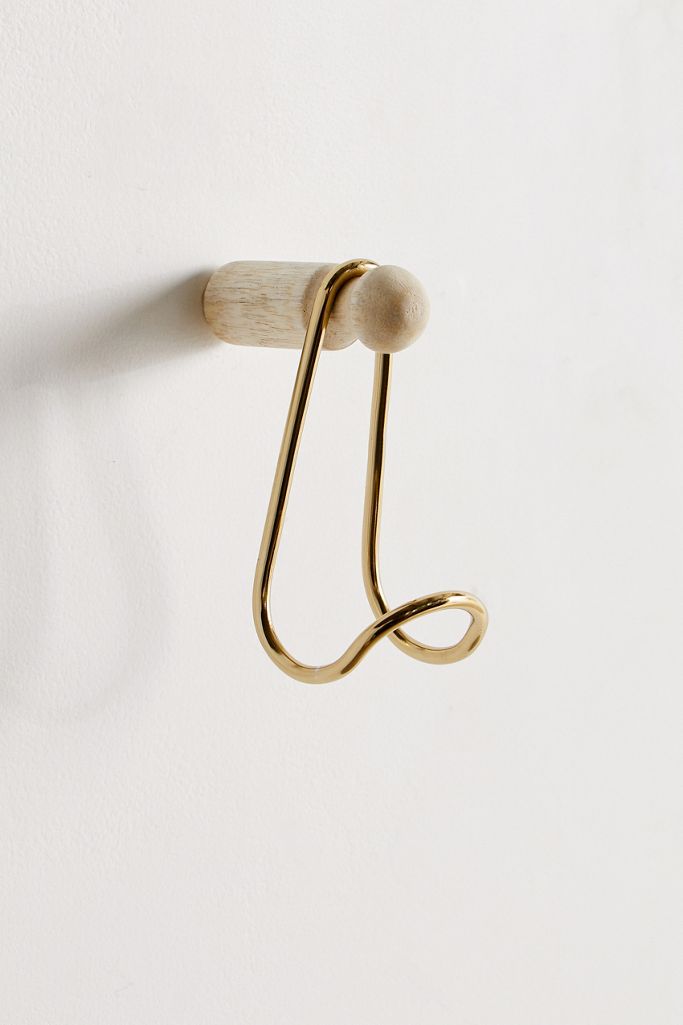 Ella Double Wall Hook | Urban Outfitters UK