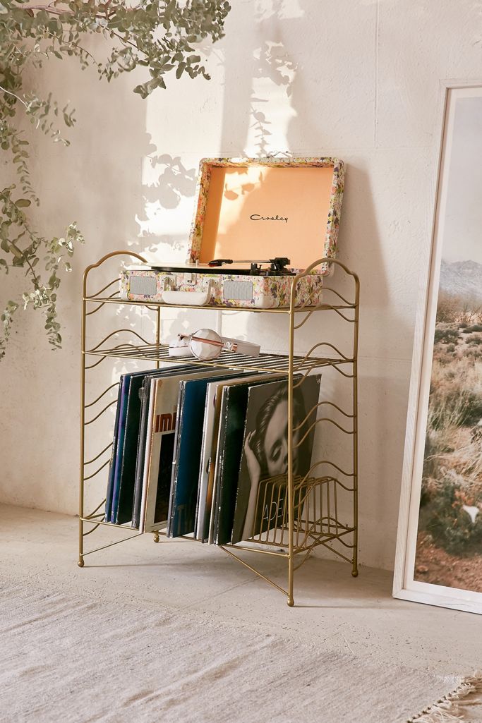Vinyl Record Storage Shelf | Urban Outfitters UK