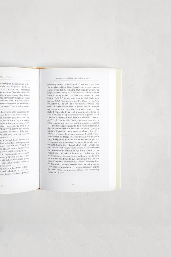 The Year of Less By Cait Flanders | Urban Outfitters UK