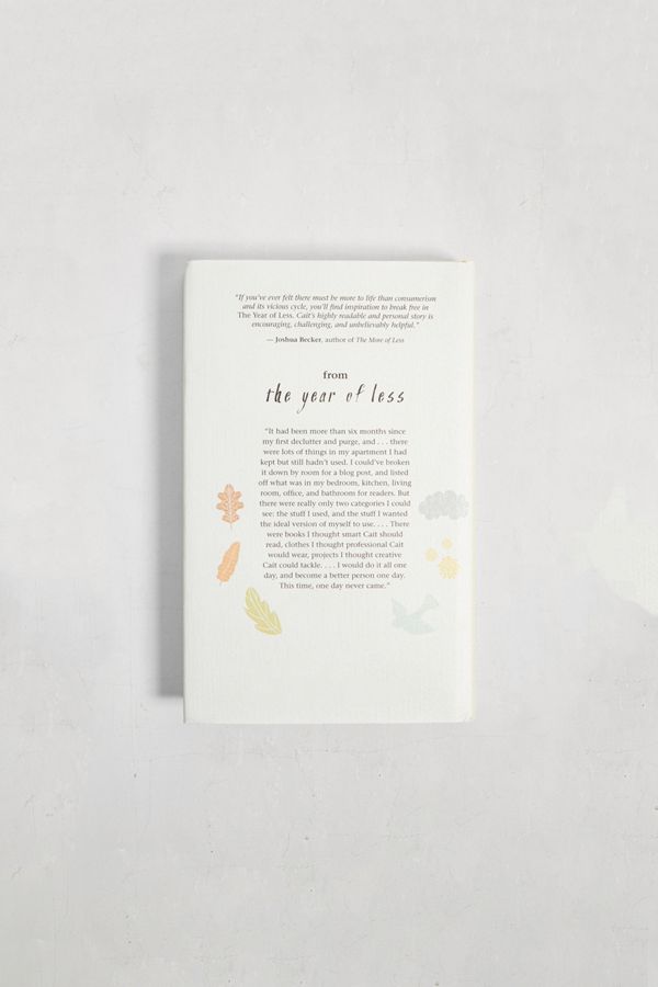 The Year of Less By Cait Flanders | Urban Outfitters UK