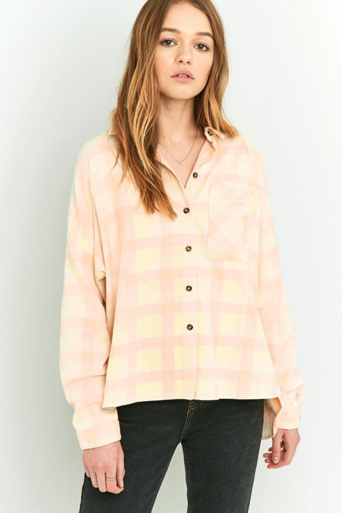 BDG Dolman Sleeve Flannel Shirt | Urban Outfitters UK