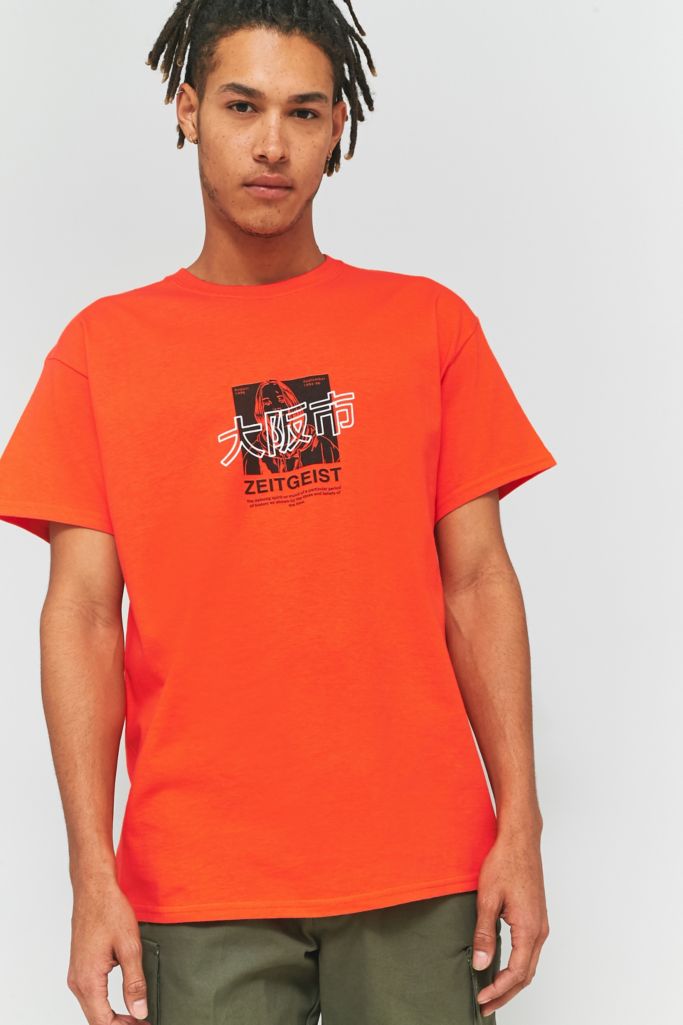 UO Zeitgeist Orange T-shirt | Urban Outfitters FR