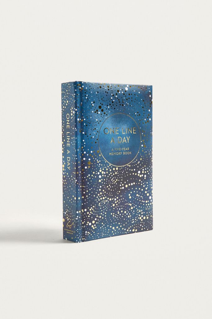 One Line A Day: Celestial Five-Year Memory Book | Urban Outfitters UK