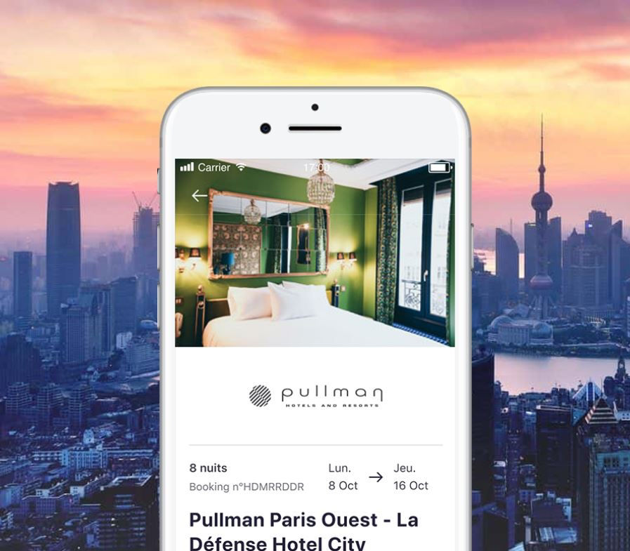 Confirmation of registration for the Accor Business Offer