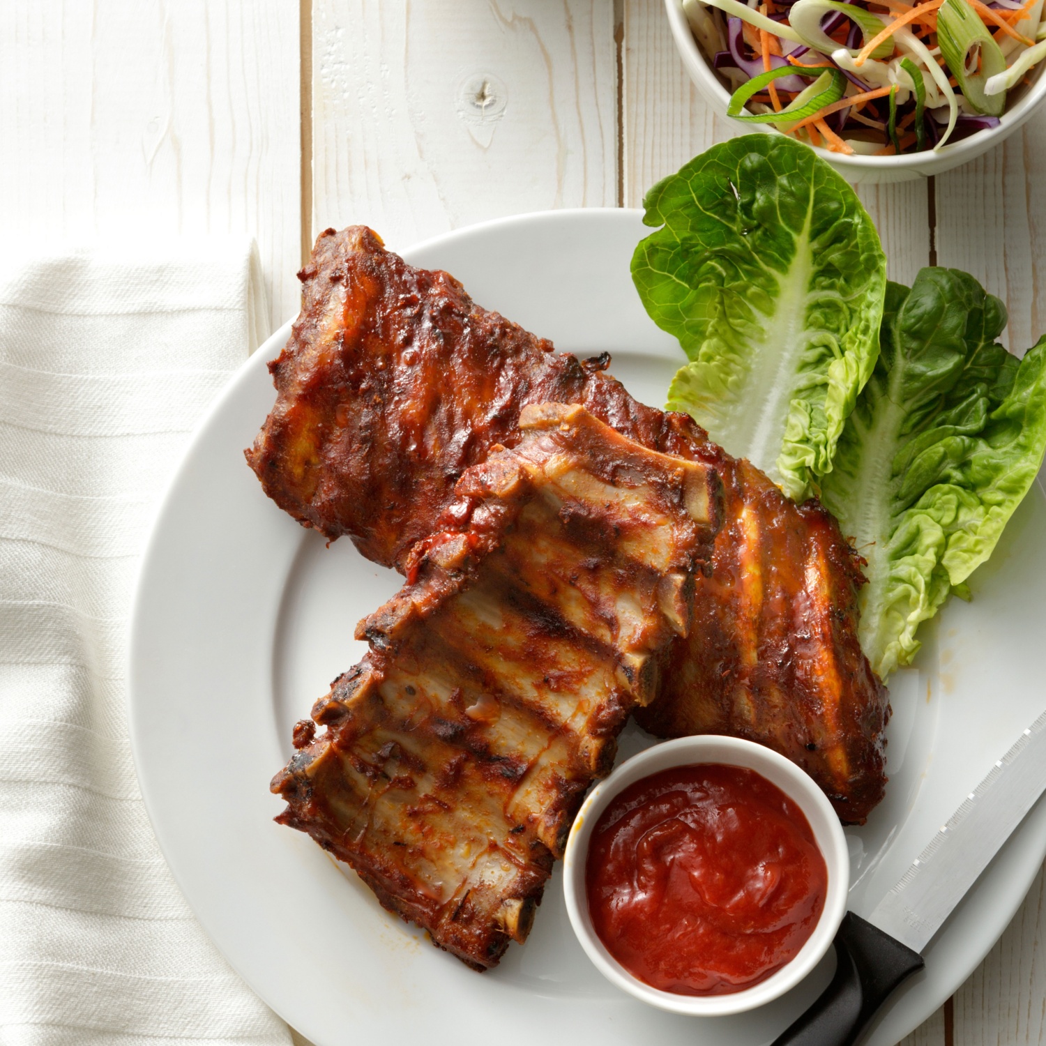Amerikanische Spare Ribs mit Gemüsesalat | ALDI Rezeptwelt
