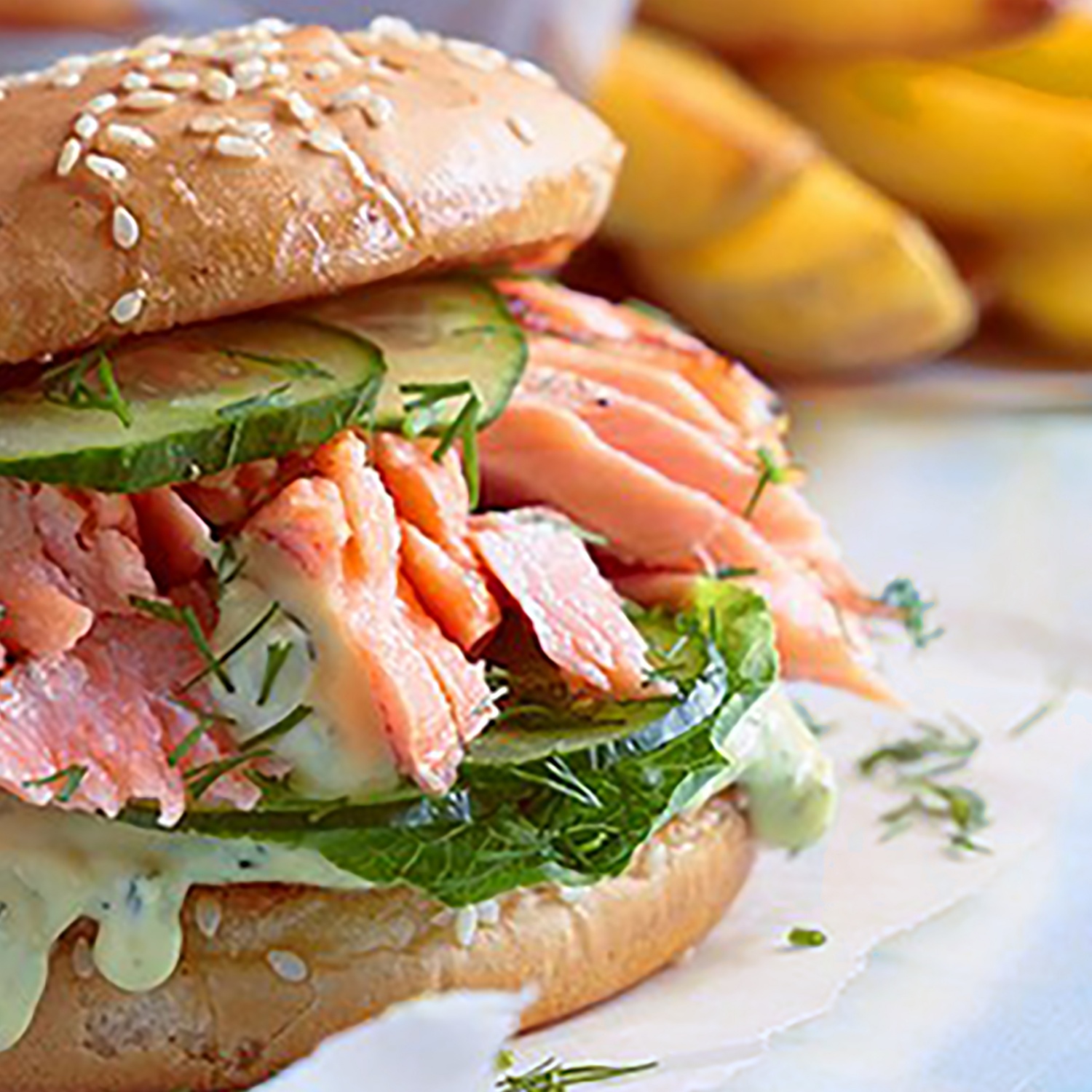 Pulled Lachs Burger