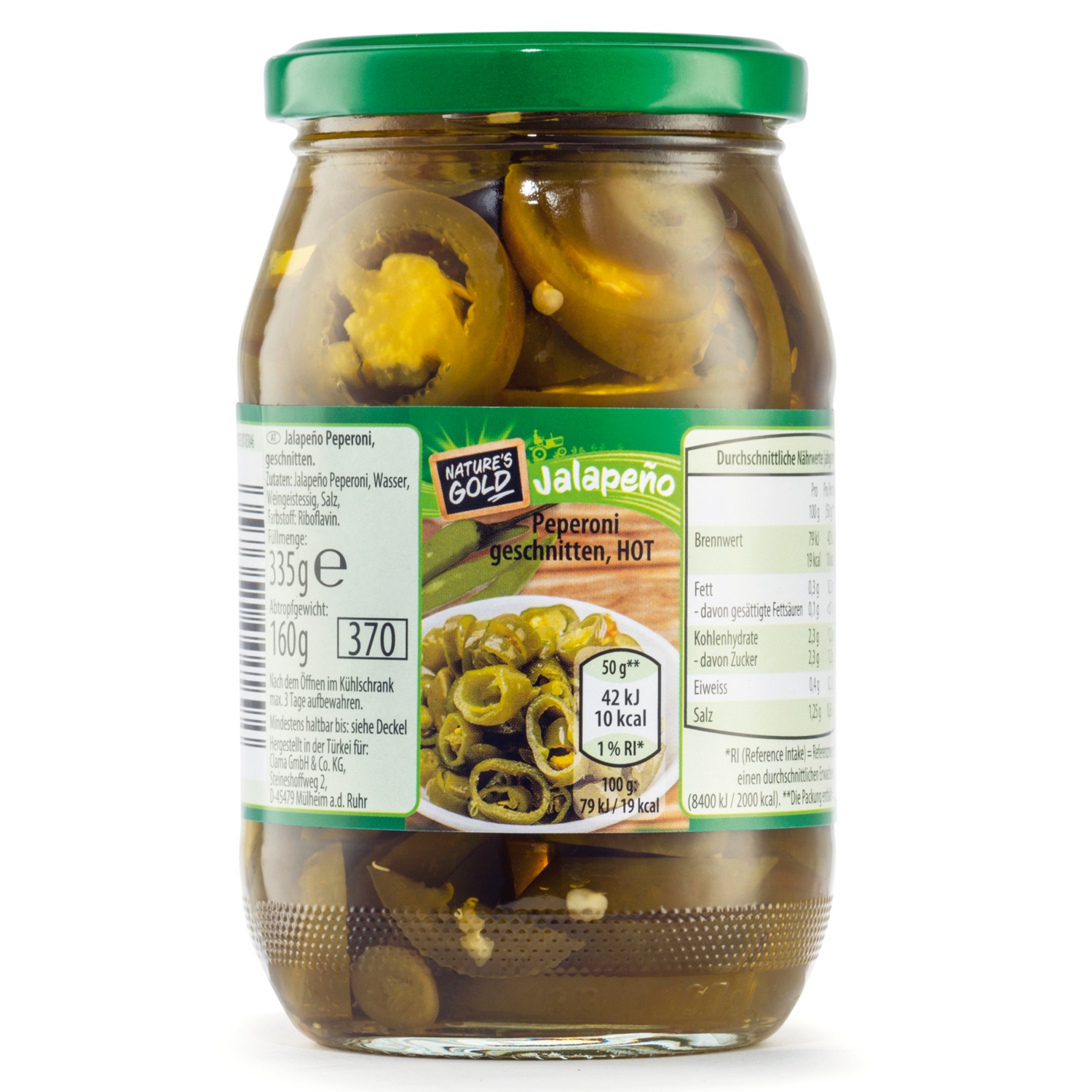 NATURE'S GOLD Feferoni, Jalapeno, zeleni | HOFER
