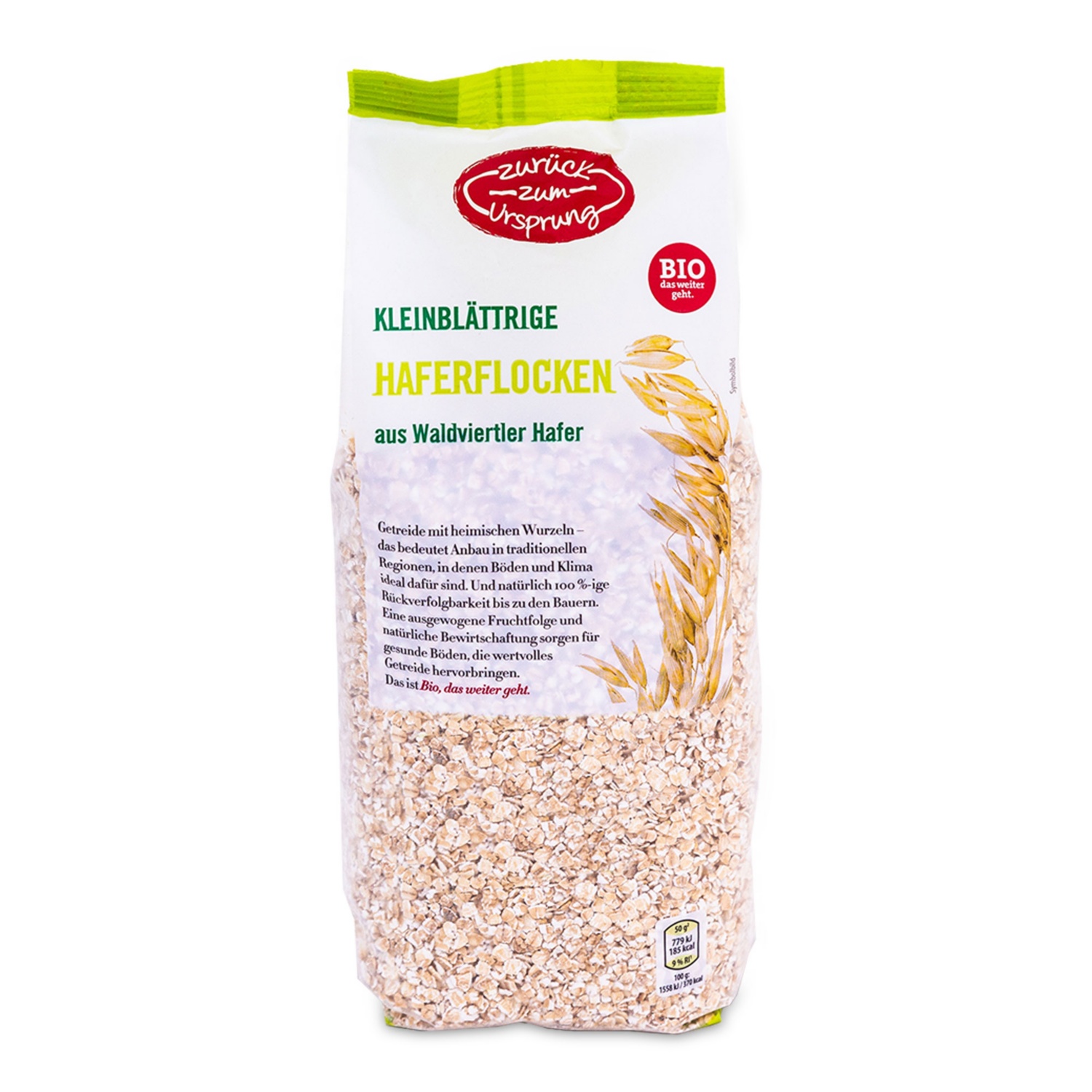 ZURÜCK ZUM URSPRUNG BIO-Haferflocken, Kleinblatt | HOFER