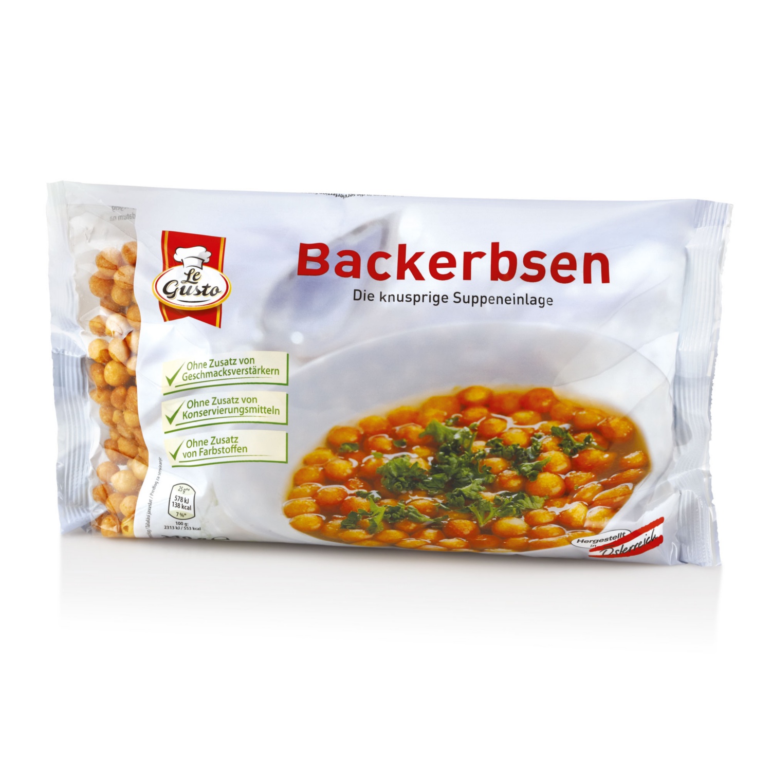 LE GUSTO Backerbsen, Weizenmehl | HOFER