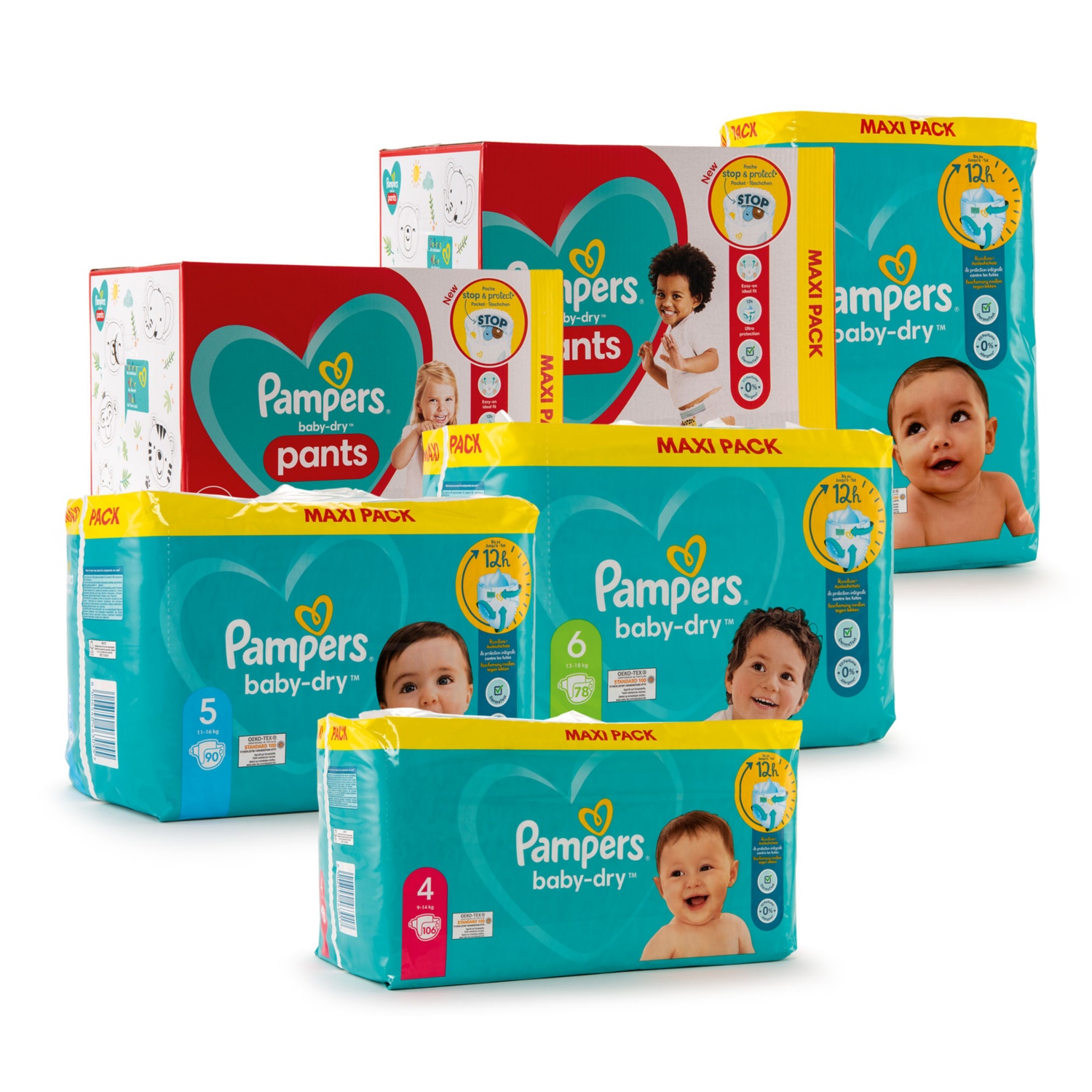 PAMPERS Baby Dry Maxi Pack | ALDI SUISSE