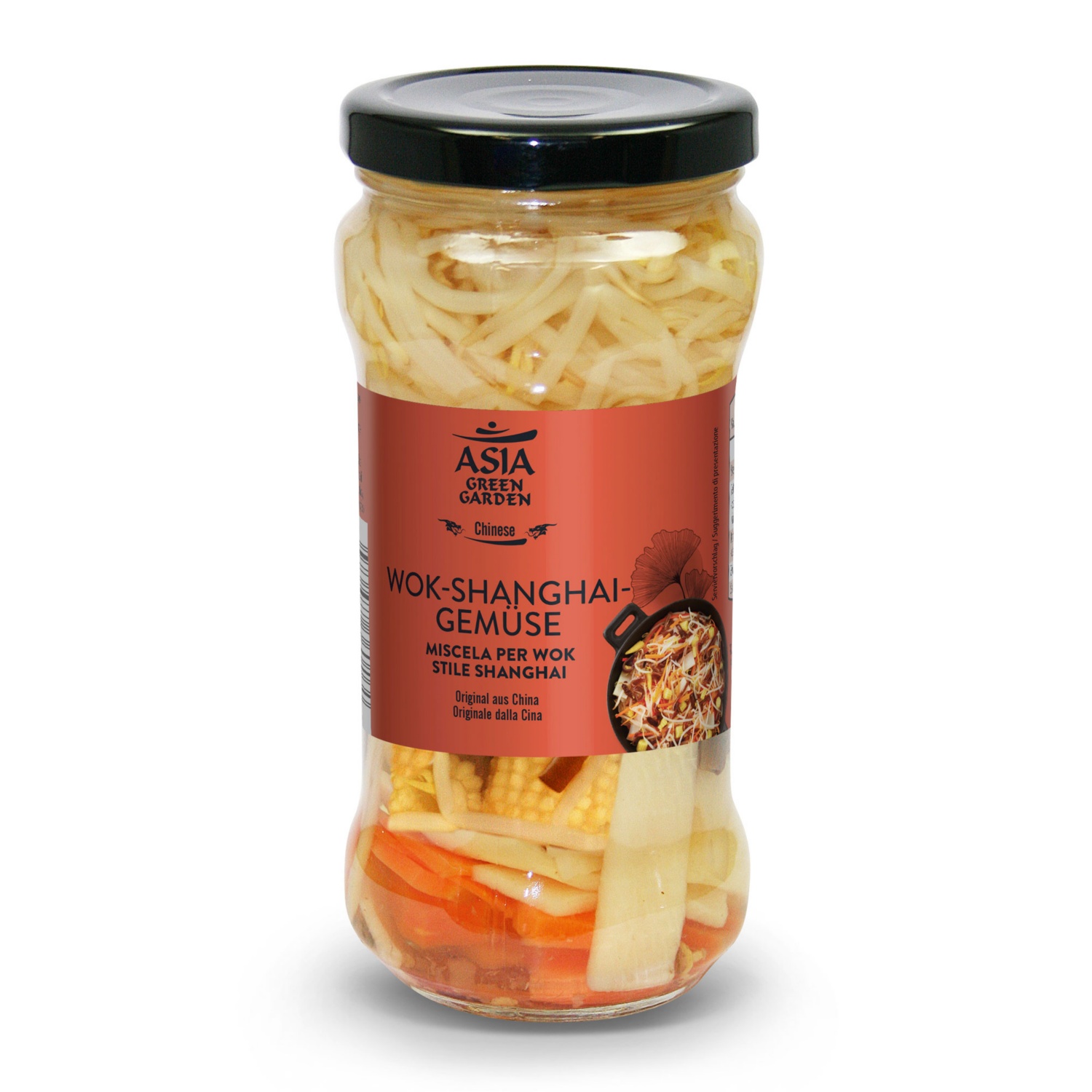 ASIA GREEN GARDEN Wok zöldségkeverék, 330 g, shanghaji | ALDI