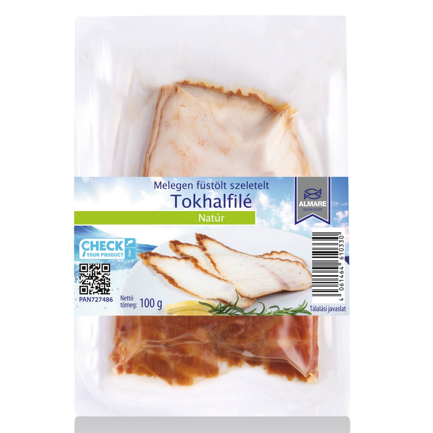 ALMARE SEAFOOD Melegen füstölt tokhalfilé, 100 g, natúr | ALDI ALMARE SEAFOOD Melegen füstölt tokhalfilé, 100 g, natúr | ALDI