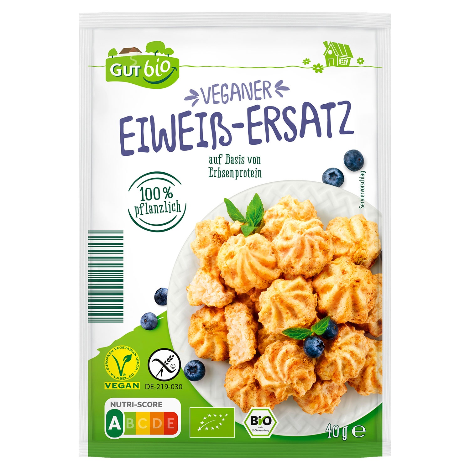 GUT BIO Bio-Eiweiß-Ersatz 40 g | ALDI SÜD