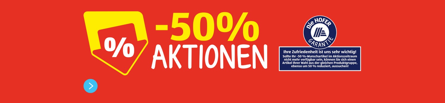 Da bin ich mir sicher - Lebensmittel zum HOFER Preis | HOFER