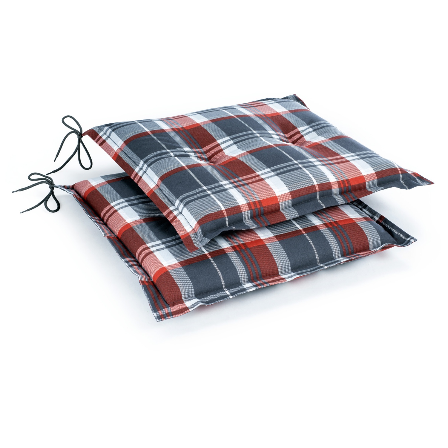 BELAVI Sitzkissen 2er-Set Monoblock, Anthrazit | HOFER