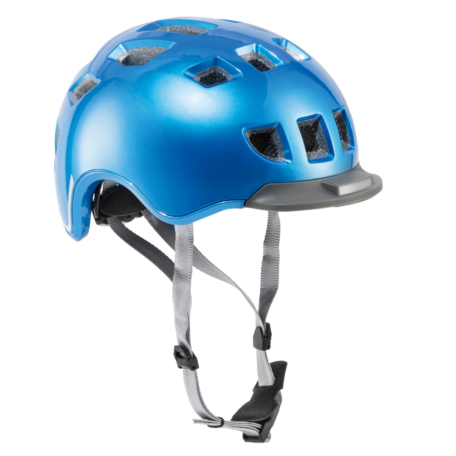 BIKEMATE Premium-Fahrradhelm, Größe S, Metallic Blau | HOFER
