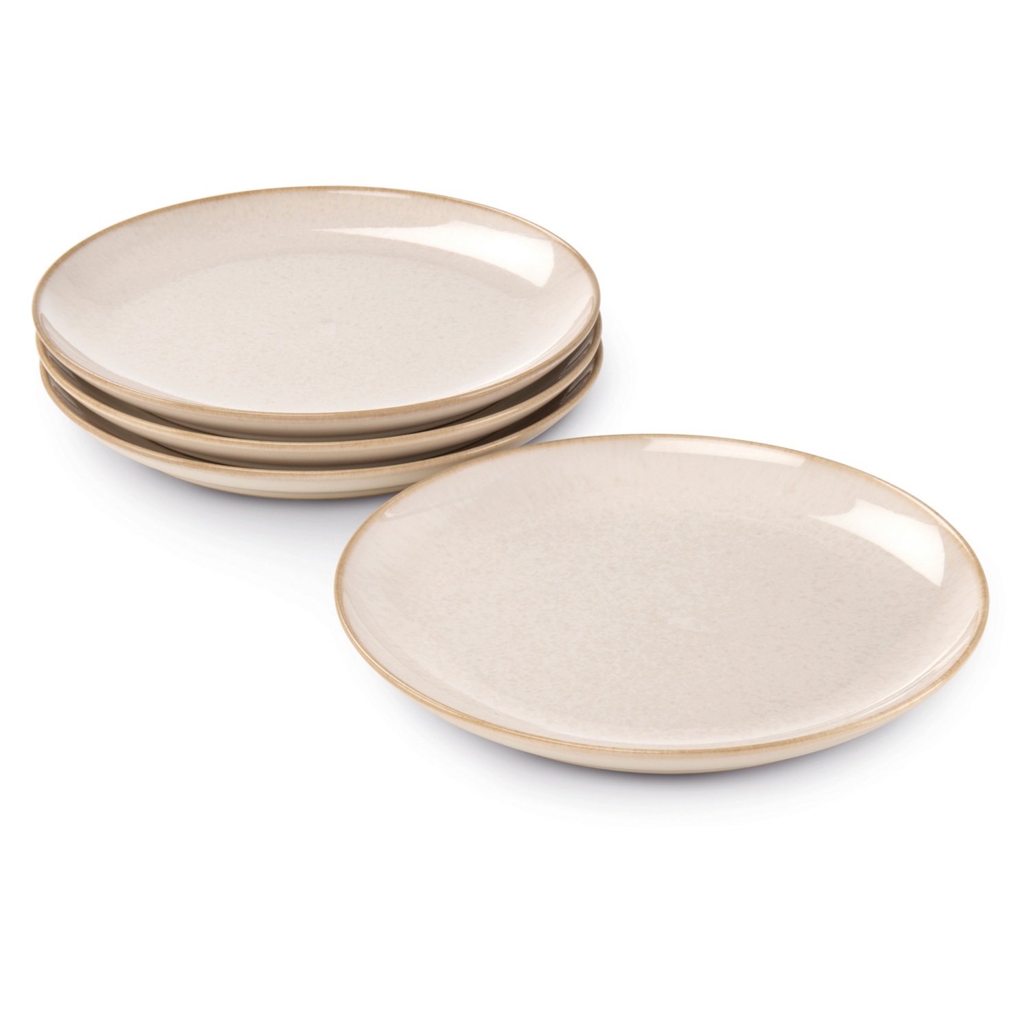CROFTON CROFTON Scandi Geschirr Set, Tellerchen 4-teilig, Weiß | HOFER