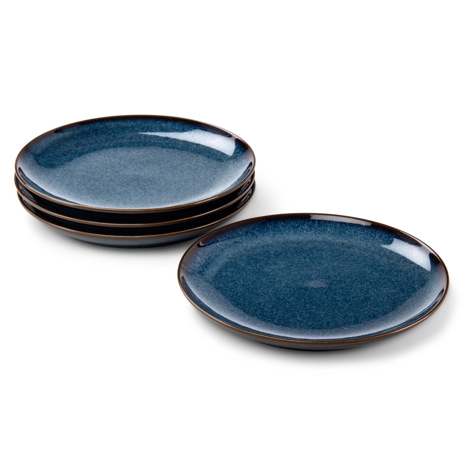 CROFTON CROFTON Scandi Geschirr Set, Tellerchen 4-teilig, Blau | HOFER