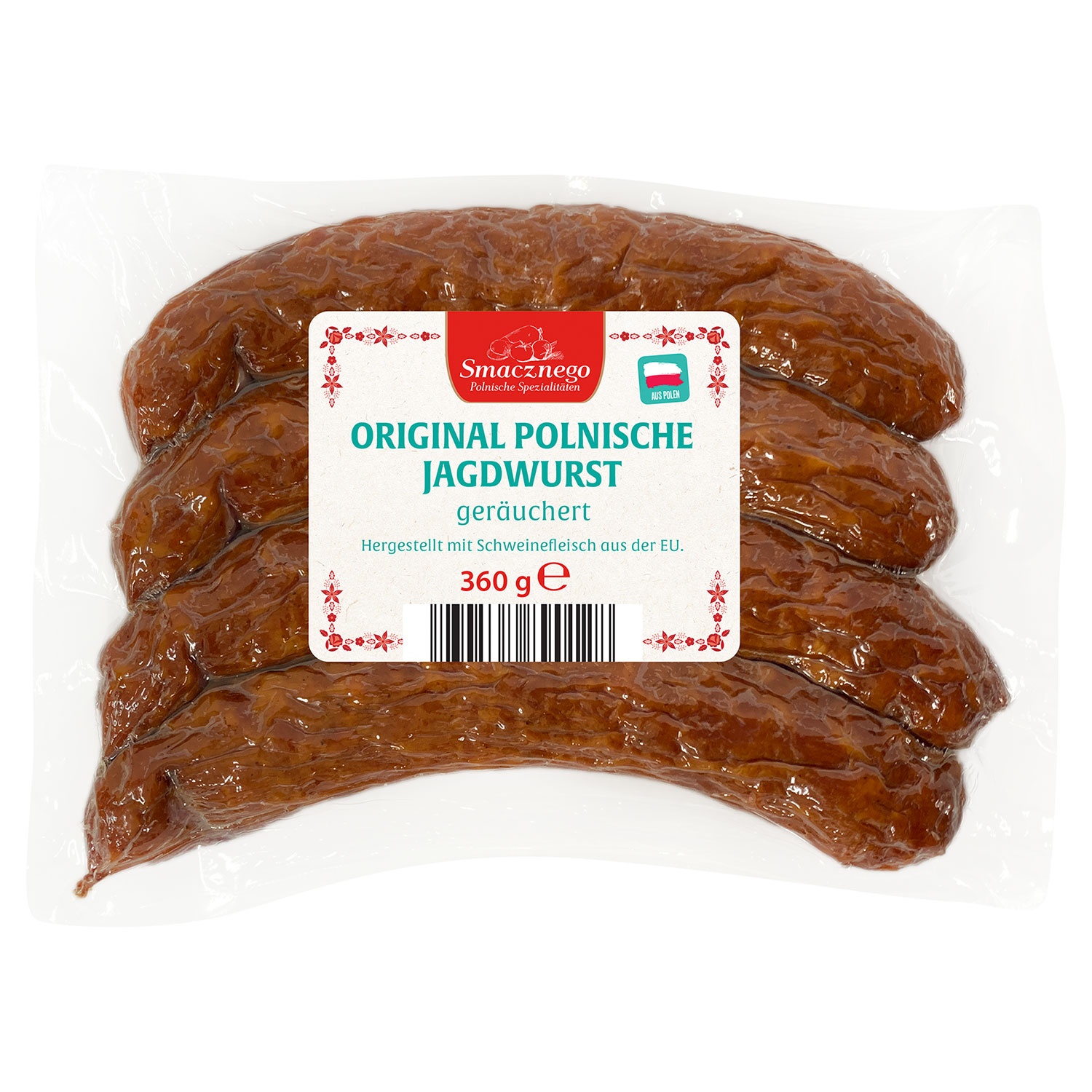 Angebot Aldi Süd SMACZNEGO Polnische Jagdwurst 360
