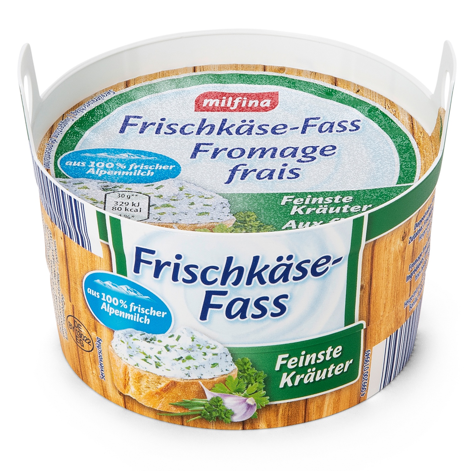 MILFINA Frischkäsefass, Kräuter | HOFER