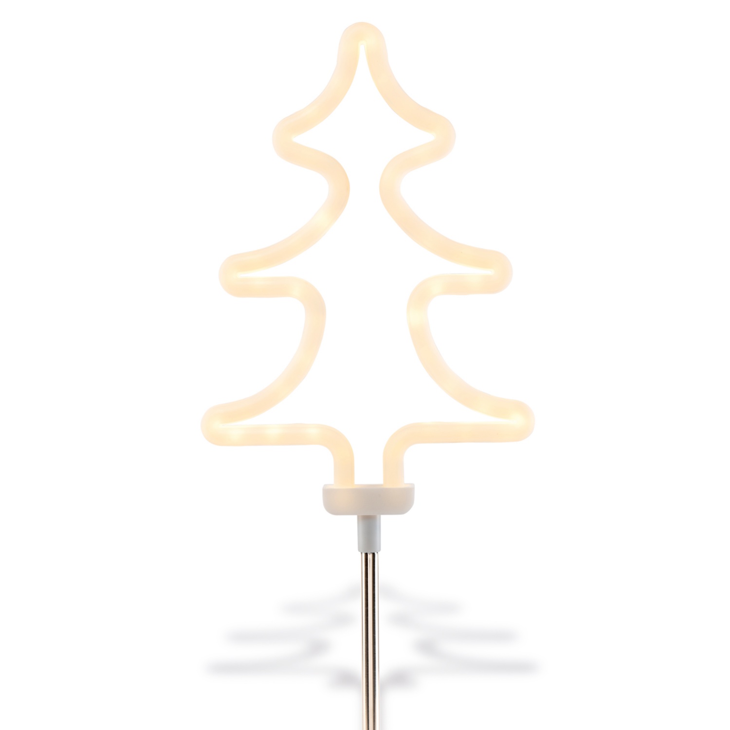 LED Neon Gartenstecker, Tannenbaum | HOFER