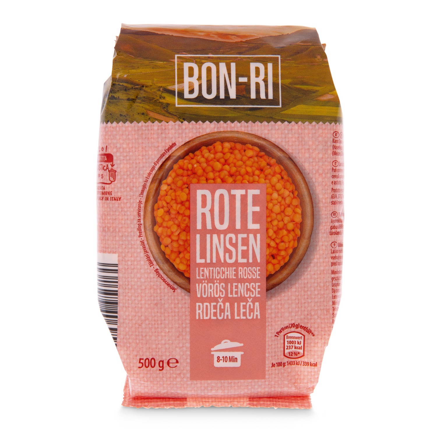 BON-RI Hülsenfrüchte getrocknet, Rote Linsen | HOFER