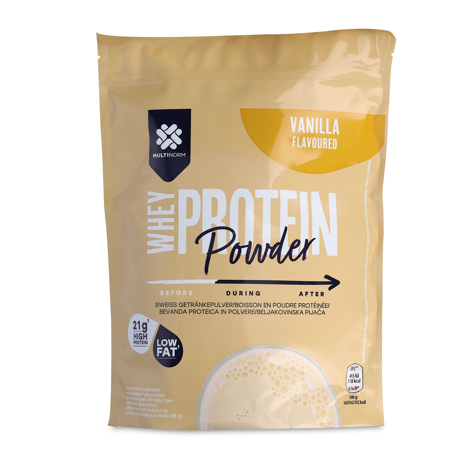 MULTINORM SPORTS Whey Protein Shake, Vanille | HOFER