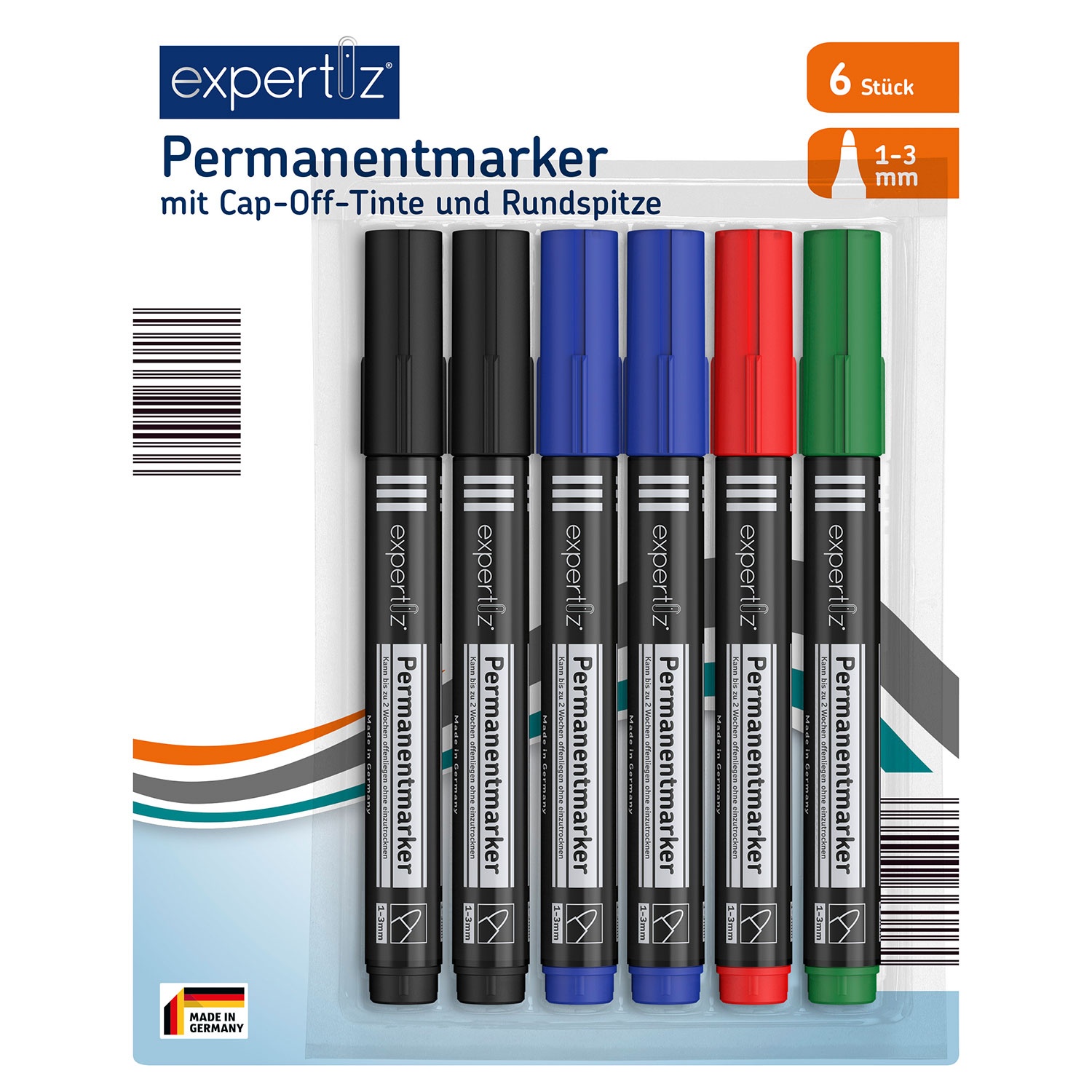 EXPERTIZ Permanentmarker, 6er-Set | ALDI SÜD