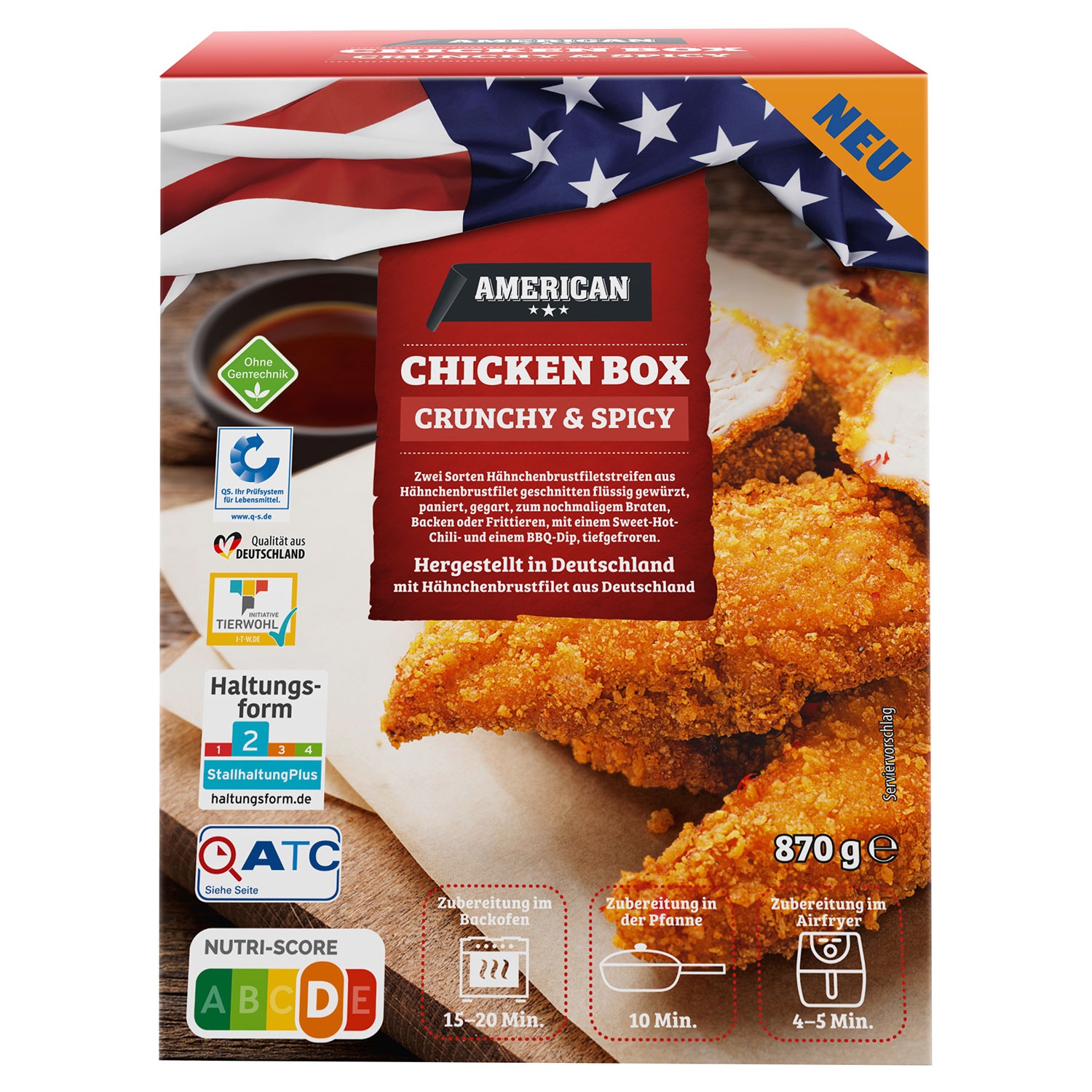 AMERICAN Chicken Box 870 g | ALDI SÜD