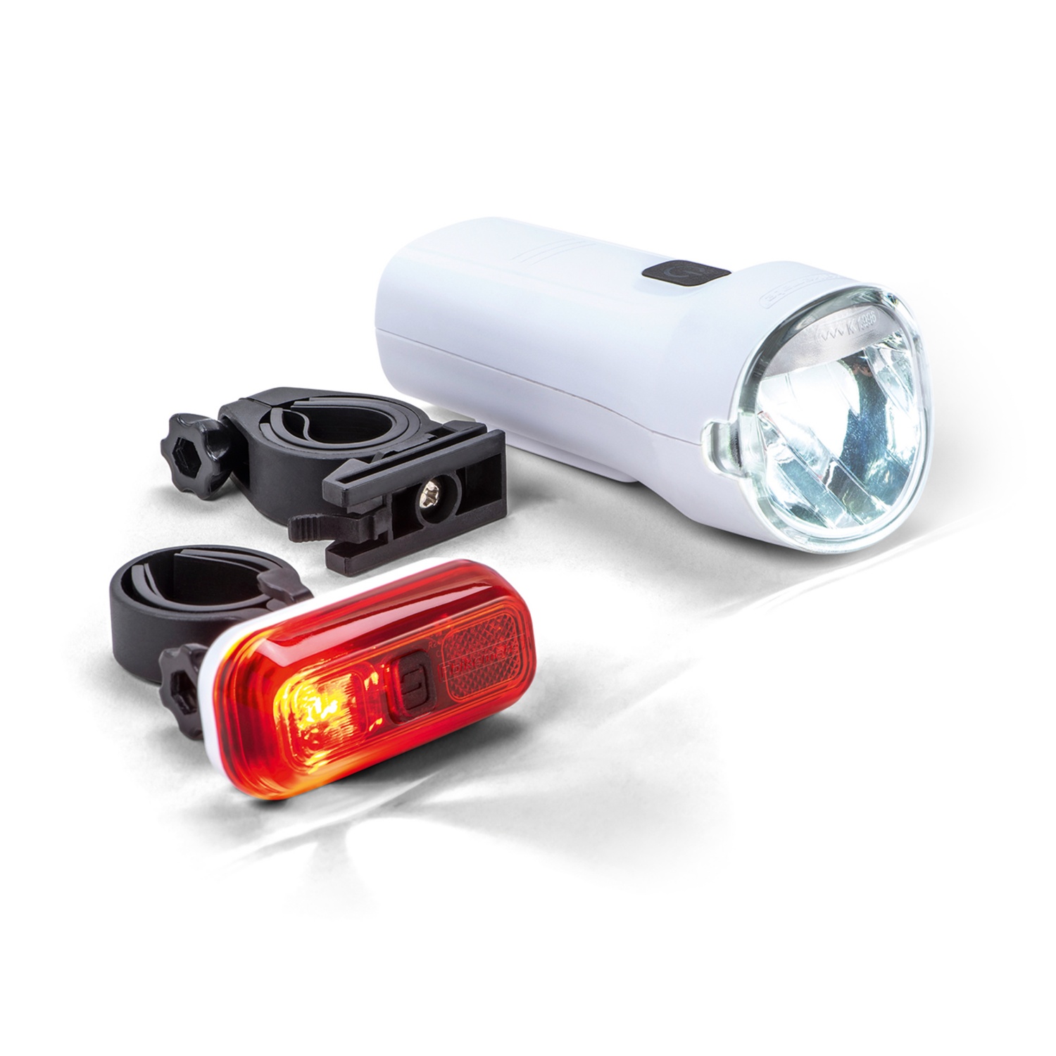 BIKEMATE BIKEMATE Fahrrad-Lampen-Set, Weiß | HOFER