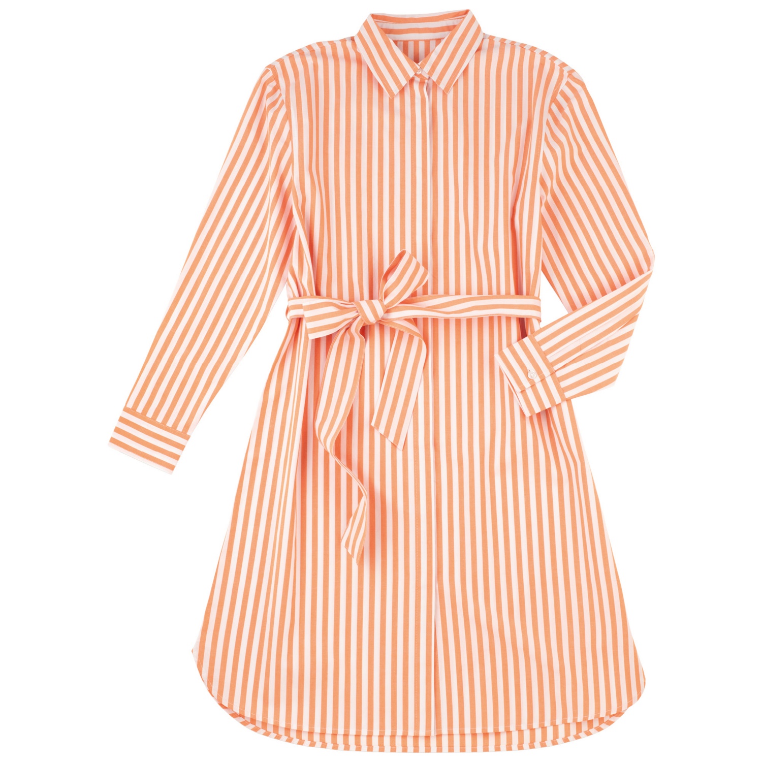 UP 2 FASHION, Robe t-shirt pour femmes, maritime, rayures orange, M 40/ ...
