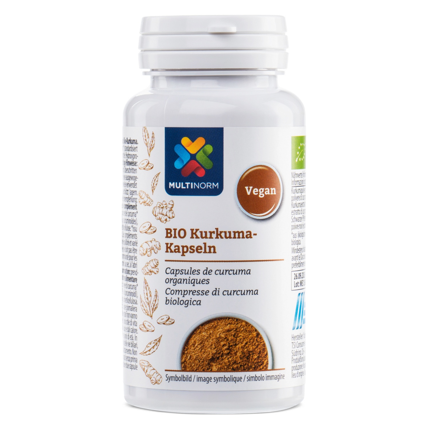 MULTINORM BIO-Pflanzenbasierende Nahrungsergänzung, Kurkuma | ALDI SUISSE