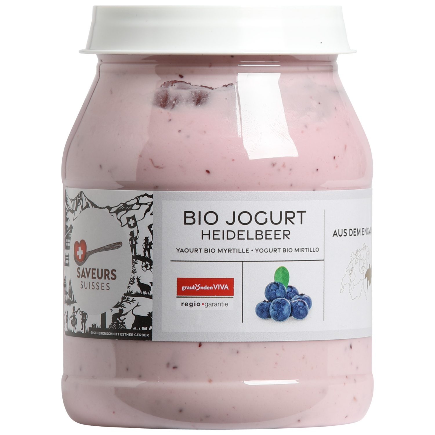 SAVEURS SUISSES Yogurt BIO dell’Engadina, Mirtillo | ALDI SUISSE