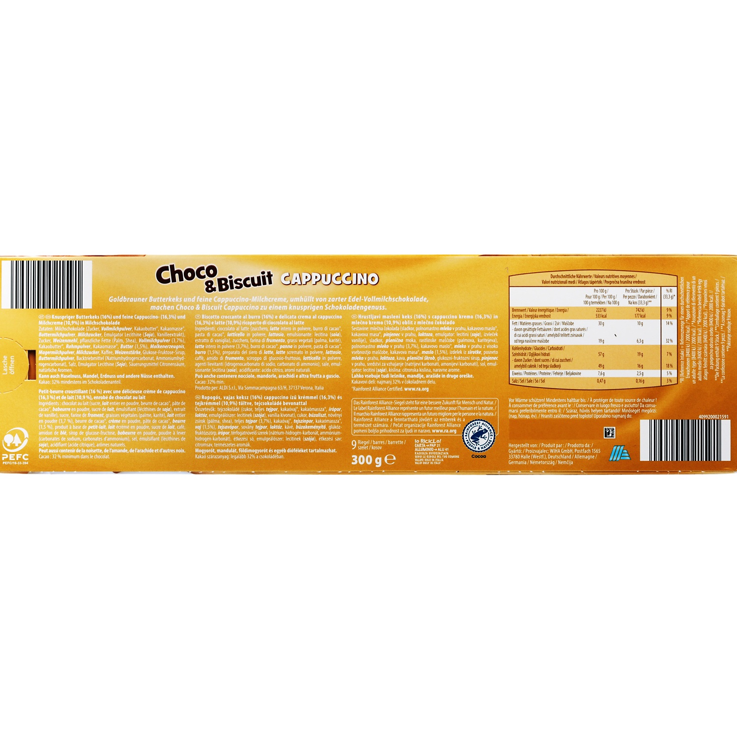 CHOCEUR Schoko & Keks, Cappuccino | HOFER